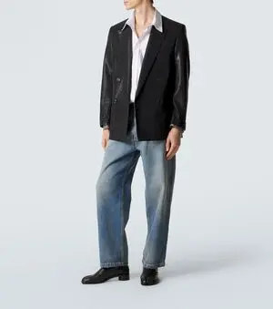 MAISON MARGIELA Double-breasted Virgin Wool Blazer