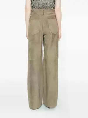 Brunello Cucinelli Panelled Leather Trousers