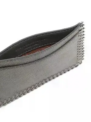 Stella McCartney Logo-pendant Cardholder - Grey