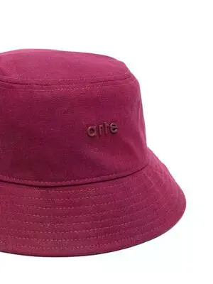 ARTE ANTWERP Logo Detail Bucket Hat - Purple