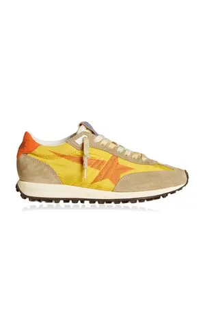 GOLDEN GOOSE Marathon Leather-Trimmed Sneakers Multi