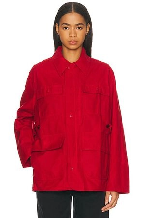 BODE Cotton Hunting Jacket - Red