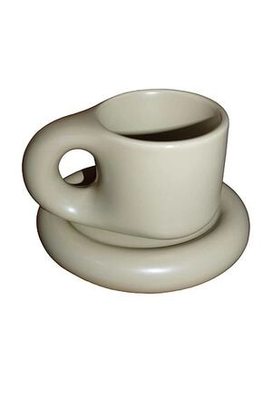 HUEGAH HOME Dew Mug Set - Tahini