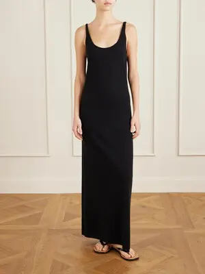 THE ROW Nareen Cashmere Maxi Dress - Black