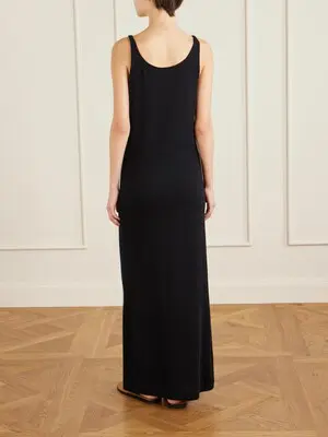 THE ROW Nareen Cashmere Maxi Dress - Black