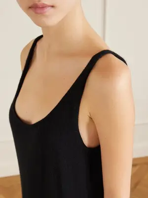 THE ROW Nareen Cashmere Maxi Dress - Black