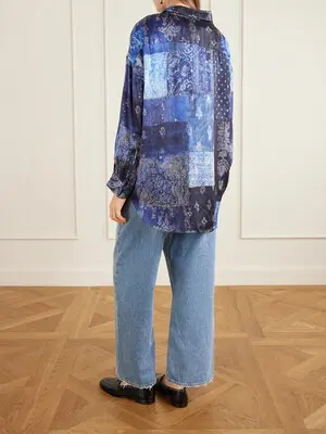 R13 Bandana-print Silk Shirt