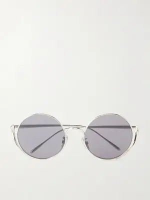 Loewe Round Frame Sunglasses Silver
