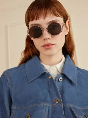 Loewe Round Frame Sunglasses - Silver