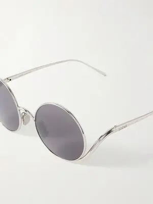 Loewe Round Frame Sunglasses - Silver