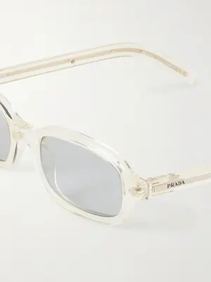 Prada Rectangular-frame Acetate Sunglasses