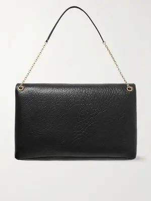 Saint Laurent Cassandre Textured-leather Shoulder Bag