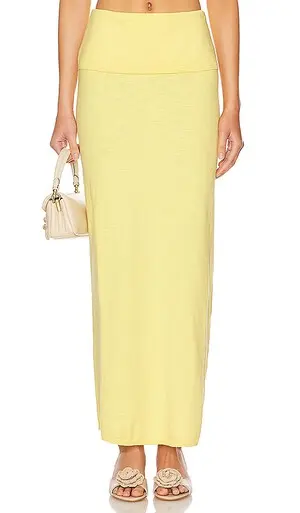 LOVERS AND FRIENDS Lumielle Maxi Skirt - Yellow
