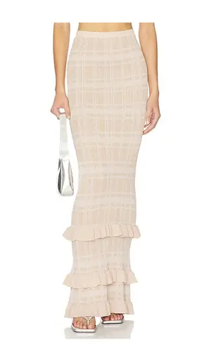 BANANHOT Petra Maxi Skirt - Neutral
