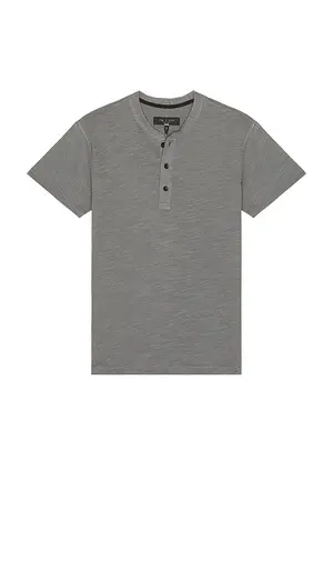 Rag & Bone Classic Flame Henley In . Also - Grey