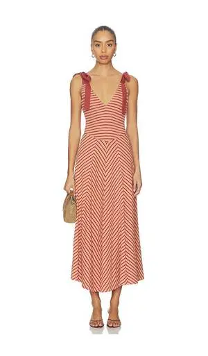 Free People X Cecelia Midi Dress - Brown