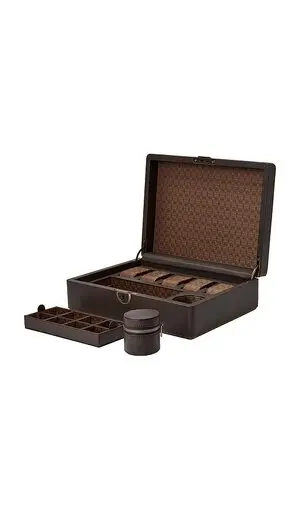 Wolf Earth 5-piece Watch Box With Storage