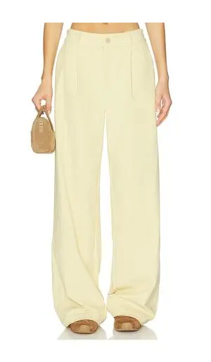 Varley Floris Wide Leg 29.5 Pant - Lemon