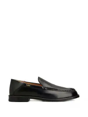 TOD'S Logo-print Leather Loafers