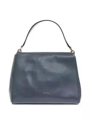 Furla Domus Round-hardware Tote Bag - Blue