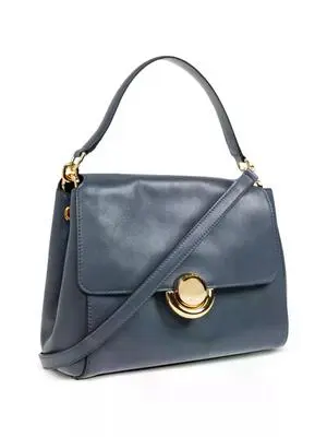 Furla Domus Round-hardware Tote Bag - Blue