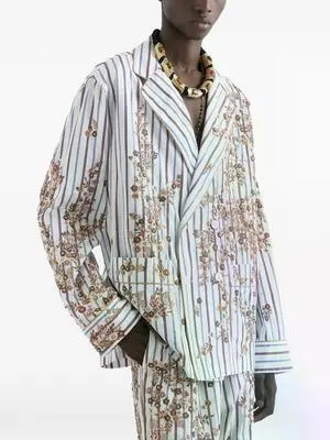 Dolce & Gabbana Vanity Robe With Embroidery - White
