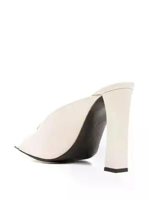 GIUSEPPE ZANOTTI Embellished Leather Heeled Sandals
