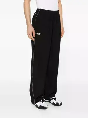 Adidas Elasticated Waistband Trousers With Piping