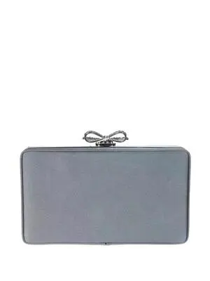 SELF-PORTRAIT Bow-detail Clutch - Grey