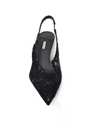 LE SILLA Lace Slingback Pumps