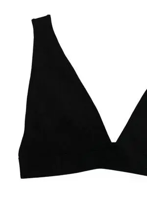 P.a.r.o.s.h Roma V-neck Top - Black