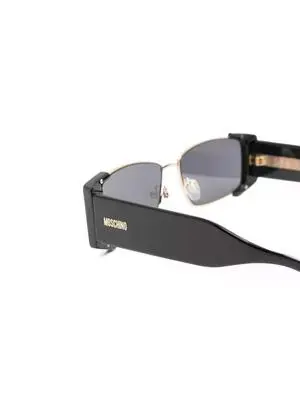 Moschino Rectangle Frame Sunglasses - Black