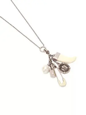 Ermanno Scervino Lucky Charm Pendant Necklace - Silver