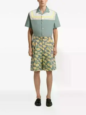 Marni Floral Pleated Shorts