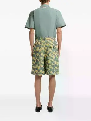 Marni Floral Pleated Shorts