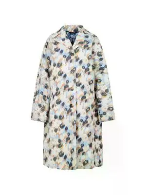 Marni Printed Button Parka Coat - Neutrals
