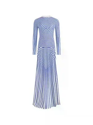 JEAN PAUL GAULTIER Target Maxi Dress - Blue