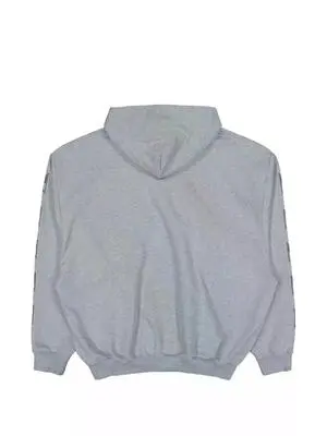 Vetements Logo Zip-up Hoodie - Grey