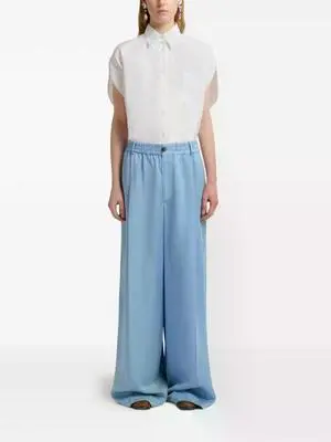 Marni Elasticated Pleat Front Trousers