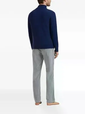 Vilebrequin Logo Jacquard Zip-up Cardigan