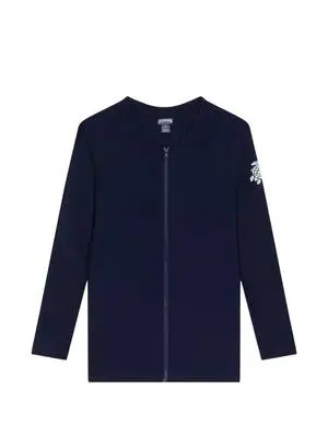 Vilebrequin Long Sleeve Zip Up Rash Guard - Blue