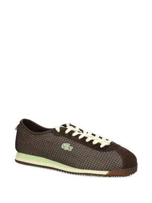 Lacoste Suede Logo Lace-up Sneakers - Brown