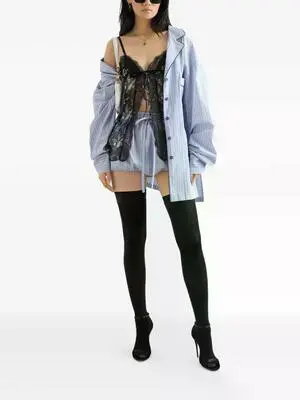 Dolce & Gabbana Floral-print Lace-trimmed Top