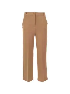 Max Mara Tailored Straight Leg Trousers - Neutrals