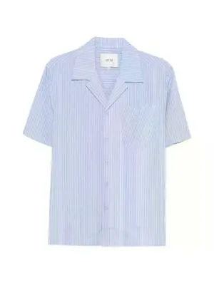 ARTE ANTWERP Fold Pocket Striped Shirt - Blue