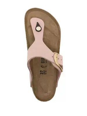 BIRKENSTOCK Gizeh Nubuck Leather Sandals