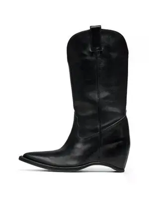 MAISON MARGIELA Heel-less Western Boots - Black