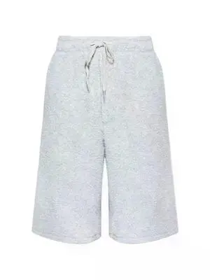 American Vintage Faux-shearling Drawstring Shorts