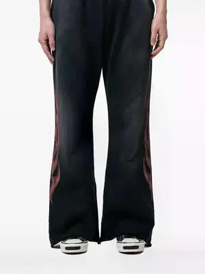 KAMIYA Crayon Flame Bootcut Trousers