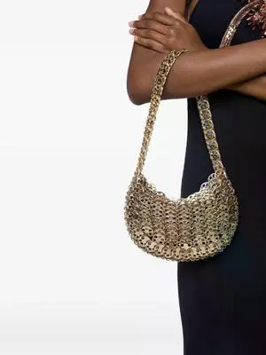 Rabanne Chainmail Effect Disc Shoulder Bag